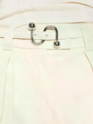 Sportmax Idoneo Belted Pleated Palazzo Pants - Neutrals