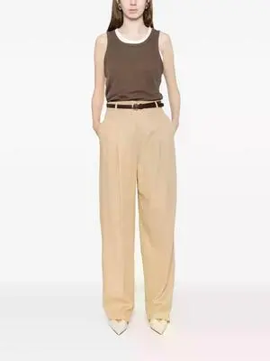 Max Mara Pleated Belted Trousers