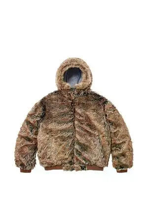Supreme Reversible Faux-fur Jacket - Brown