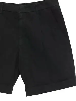 DONDUP Pleated Cuffed Shorts - Black