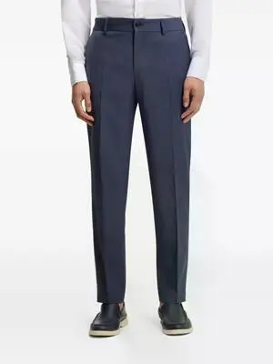 BOSS Elasticated-waistband Trousers - Blue