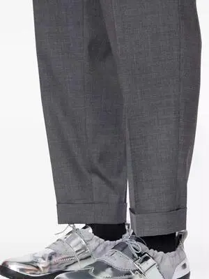 Kolor Pleated Cuffed Trousers - Grey