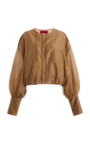 THE LATEST Dora Muslin Top - Brown