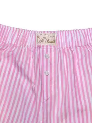 MC2 SAINT BARTH Striped Shorts - Pink