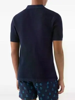 MC2 SAINT BARTH Sloan Mesh Polo In Premium High-twist Cotton