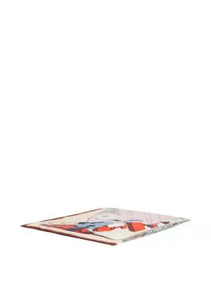 Tommy Hilfiger Floral-detail Scarf - Neutrals