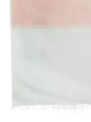 D'ANIELLO Fringed Ombré-effect Scarf - Pink