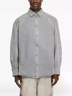 Off-White Garment-dyed Sporty Shirt - Grey