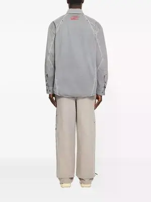 Off-White Garment-dyed Sporty Shirt - Grey