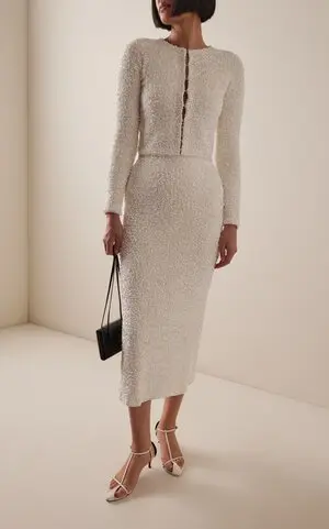 Adam Lippes Raya Sequined Cardigan