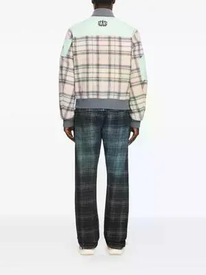 Off-White Checked Bomber Jacket
