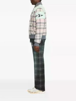 Off-White Checked Bomber Jacket