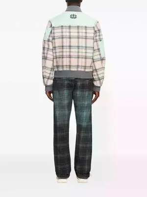 Off-White Checked Bomber Jacket