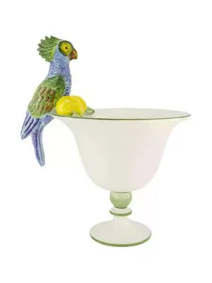 LES-OTTOMANS Parrot Vase - Neutrals