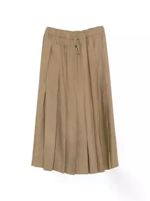 Fabiana Filippi Drawstring-fastening Pleated Midi Skirt