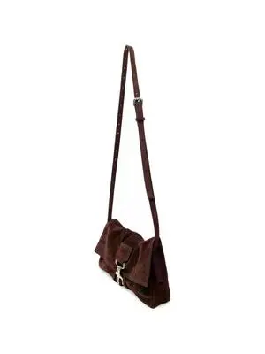 RADICA STUDIO La Bisaccia Suede Shoulder Bag