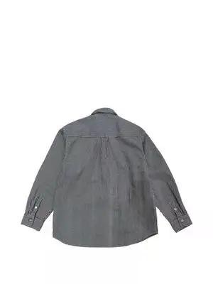 Carhartt Work In Progress Mercer Striped Flap-pocket Overshirt - Black