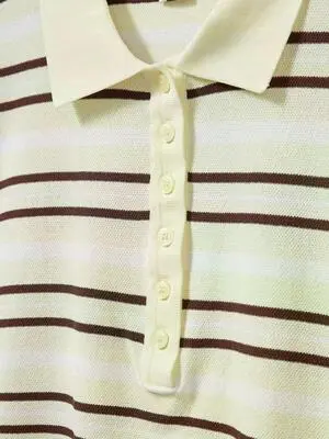 THE GARMENT Striped Polo Shirt