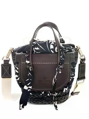 CUBA LAB Logo-embossed Tote Bag - Brown
