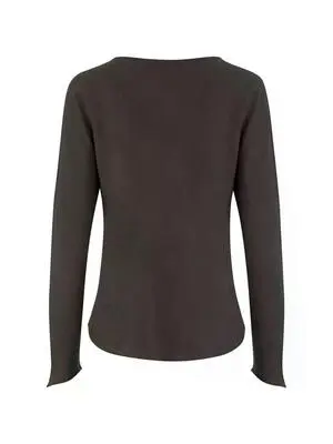 Bruno Manetti Crew-neck Top - Brown