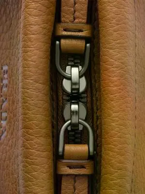 Prada Leather Tote Bag - Brown