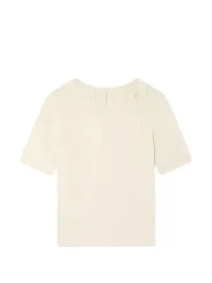 Bonpoint Ruffled Short-sleeve T-shirt