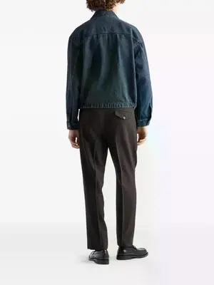 Prada Denim Blouson Jacket - Blue