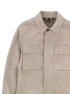 Belstaff Leather Shirt Jacket