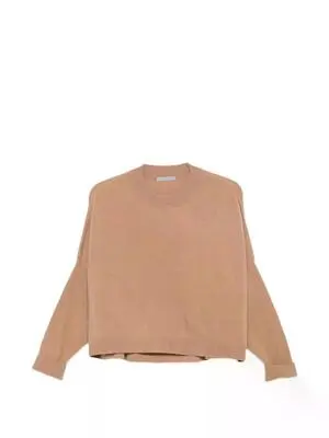 Dusan Crew-neck Long-sleeve Sweater - Neutrals