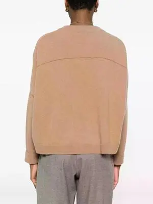 Dusan Crew-neck Long-sleeve Sweater - Neutrals