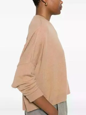 Dusan Crew-neck Long-sleeve Sweater - Neutrals