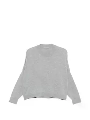 Dusan Round-neck Long-sleeve Sweater - Grey