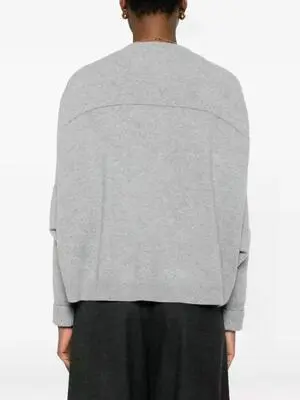 Dusan Round-neck Long-sleeve Sweater - Grey