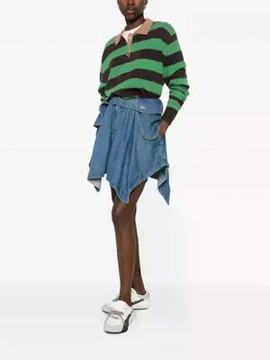 Loewe Belted Cargo Skirt - Blue