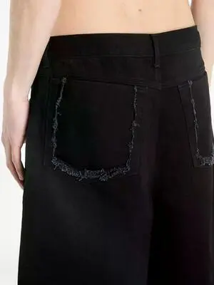 HELIOT EMIL Fence Denim Shorts