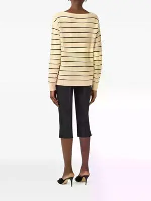 Elisabetta Franchi Striped Knit Pullover