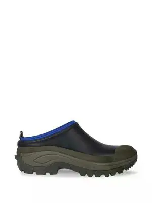 Paul Smith X Barbour Contrast-trim Clogs - Black