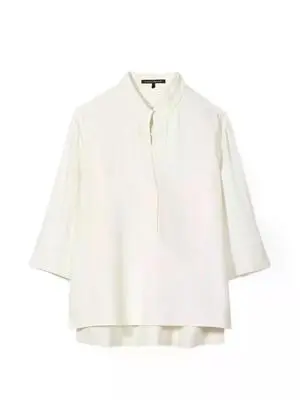 LUISA CERANO Asymmetric-hem Blouse