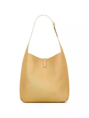 Saint Laurent Le 5 À 7 Buckle-monogram Shoulder Bag - Neutrals