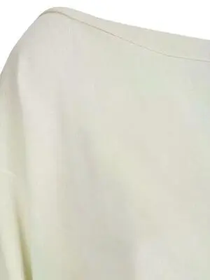 Extreme Cashmere Short-sleeve Collum T-shirt - Neutrals