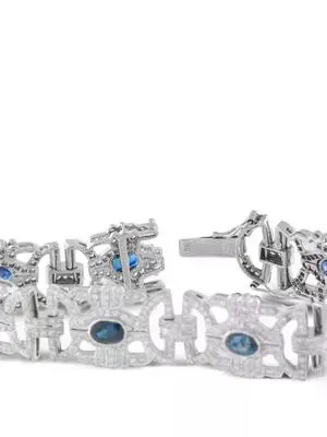 LB EXCLUSIVE 18k White Gold Diamond And Sapphire Bracelet