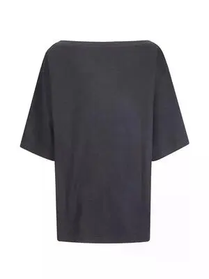 Extreme Cashmere Collum Boat-neck T-shirt - Grey