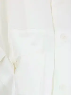 Sacai Button Flap-pocket Wool Midi Dress