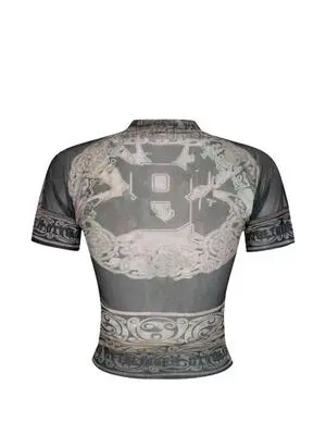 Ottolinger Graphic-print Mesh T-shirt