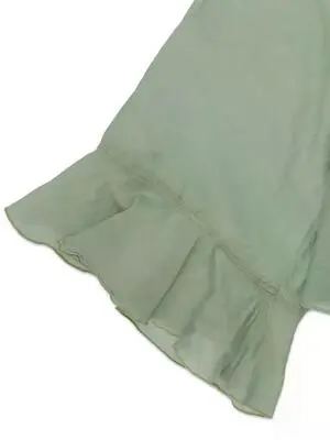 FORTELA Ambre Silk Blouse - Green