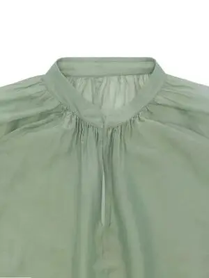FORTELA Ambre Silk Blouse - Green