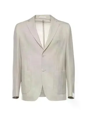 Eleventy Patch-pocket Blazer - Neutrals