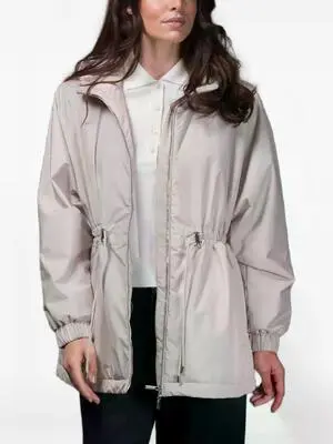 MOORER Galilea-stp Hooded Zipped Jacket - Neutrals