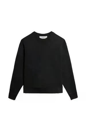 GOLDEN GOOSE Cotton Embroidered Logo Patch Sweatshirt - Black