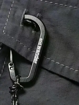 AND WANDER Reflective Stitching Pocket Jacket - Grey